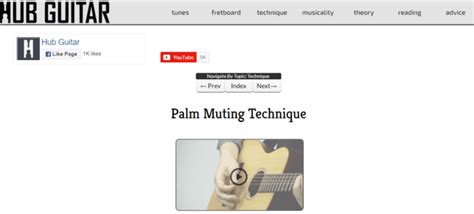 9 Websites To Learn Guitar Palm Muting Lessons Online Free And Paid
