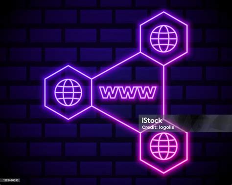連接地球霓虹燈圖示導航集的元素簡單的圖示網站網頁設計移動應用程式資訊圖形向量圖形及更多互聯網圖片 互聯網 側影 商標 Istock