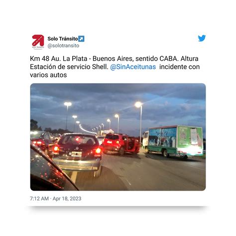 Colapso de tránsito más de 10 km de congestión en la Autopista Buenos