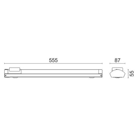 ΓΡΑΜΜΙΚΟ LED ΜΕ ΠΡΙΖΑ 6.4W 4000K - Electroset