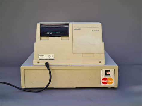 Electronic Cash Register Olivetti Ecr 012 Rare Etsy