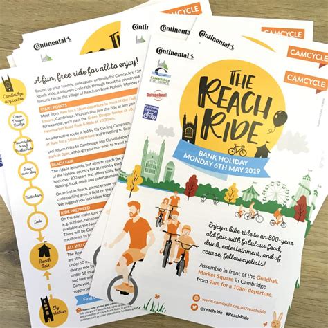 ReachRide Leaflets Cambridge Cycling Campaign