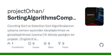 github projectorhan sortingalgorithmscomparison counting sort ve