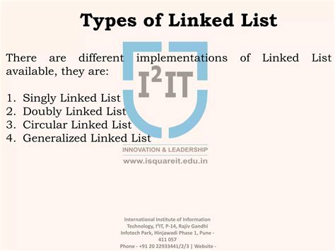 data structure linked list ppt