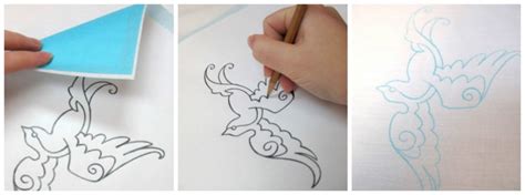 Как перенести рисунок на ткань Красная нить