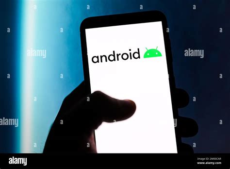 In This Photo Illustration An Android Logo Seen Displayed On A