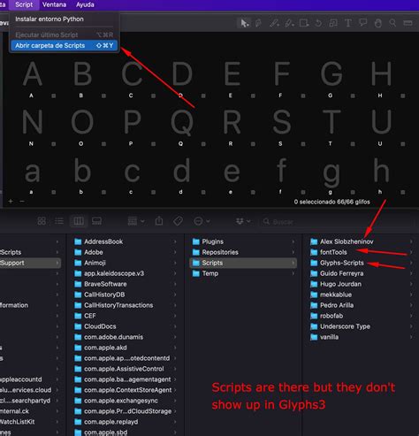 Scripts In Glyphs Doesn T Work Glyphs Glyphs Forum