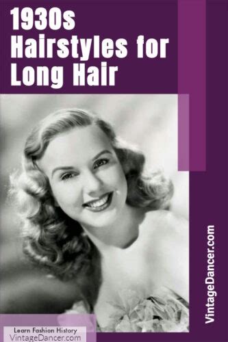 1930s Hairstyles Finger Waves