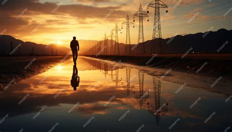 Premium Photo The Electricity Grid The Vital Backbone Supporting