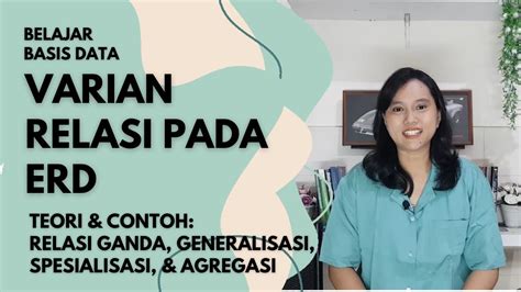 Relasi Ganda Spesialisasi Generalisasi Agregasi Pada Erd Basis