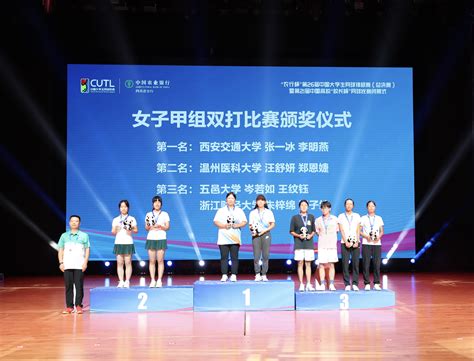 西安交大李明燕张一冰组合获中国大学生网球锦标赛（总决赛）女双冠军 西安交通大学新闻网