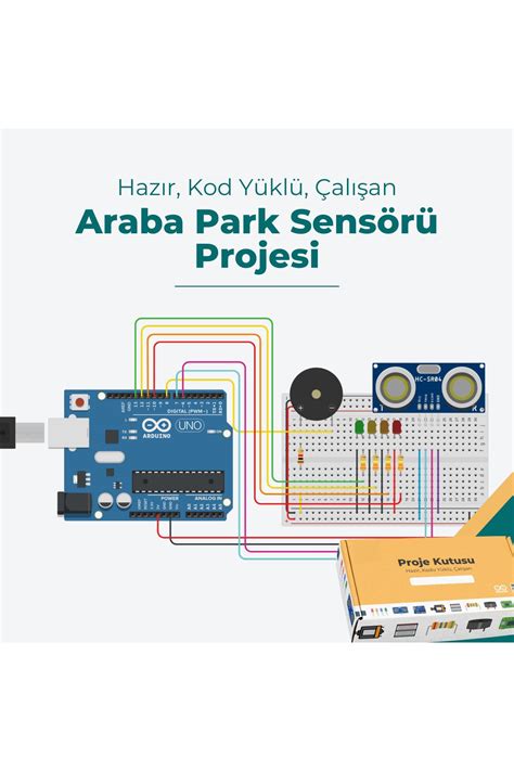 Robothink Arduino Araba Park Sensörü Projesi Hazır Kodlanmış Çalışan