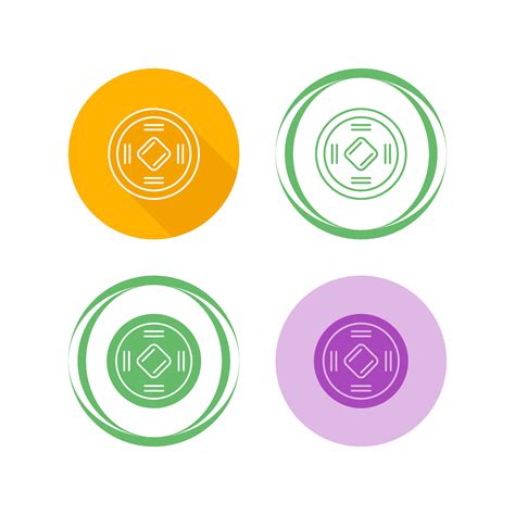 Lucky Coin Vector Icon 26663499 Vector Art At Vecteezy
