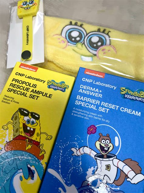 스폰지밥 기초화장품으로 나왔더라구요 콜리 Colley