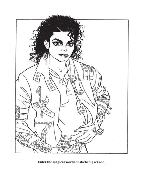 Moonwalker Michael Jackson Coloring Pages