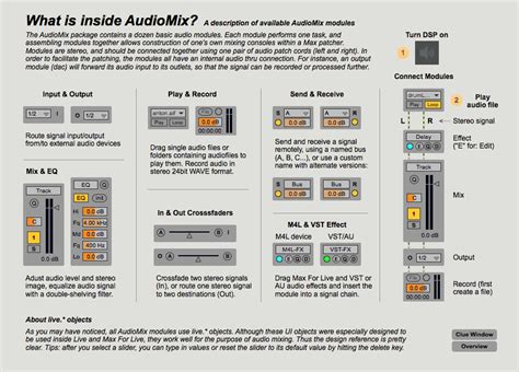 Article Content You Need AudioMix Cycling 74