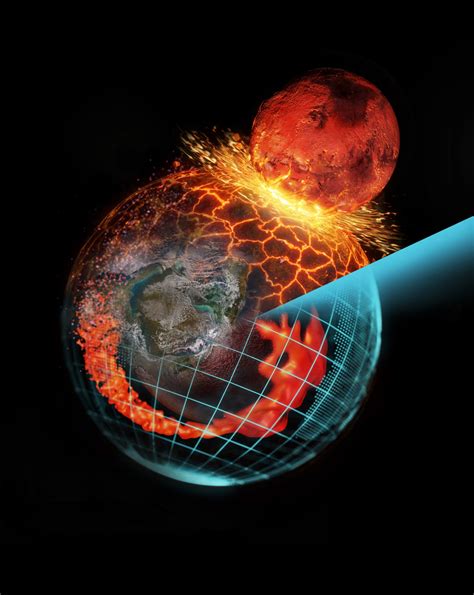 4 5 Billion Years Ago Another Planet Crashed Into Earth We May Have