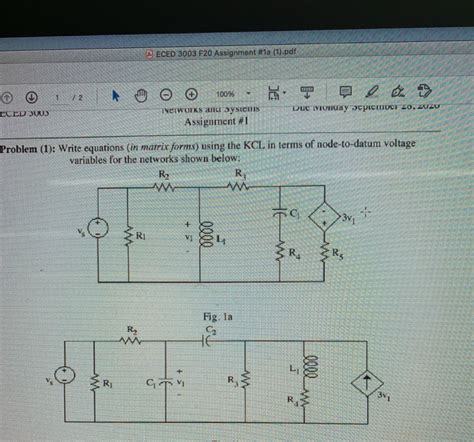Solved ECED 3003 F20 Assignment 1a 1 Pdf 10096 1 72 TO Chegg
