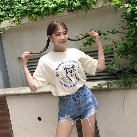 언니가간다 귀여운 양면프린팅 반팔t Sns에서 핫 한 아이템 햄스 반팔티 7900