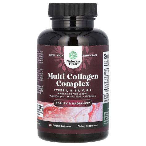 Natures Craft Multi Collagen Complex 90 Veggie Capsules