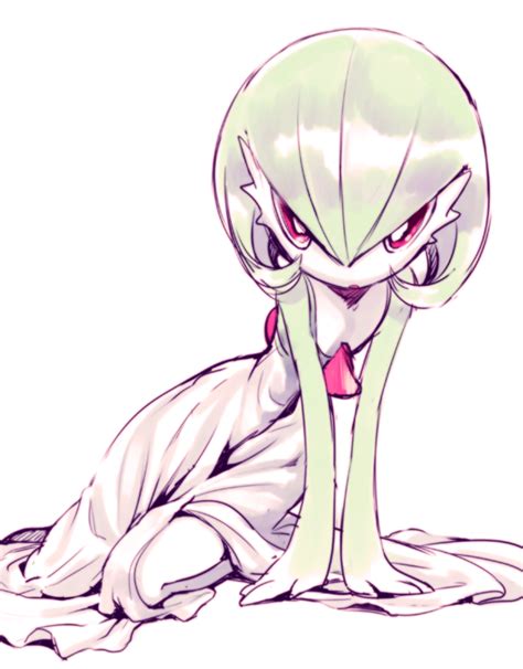Safebooru Amezawa Koma Gardevoir Green Hair No Humans Pokemon Pokemon