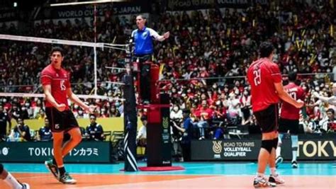 كرة الطائرة منتخب مصر يفوز على اليابان في التصفيات المؤهلة لأولمبياد
