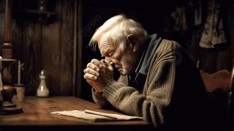 탁자 근처에 서서 기도하는 노인 테이블 그림에서기도하는 노인 기도하다 남성 배경 일러스트 및 사진 무료 다운로드 Pngtree