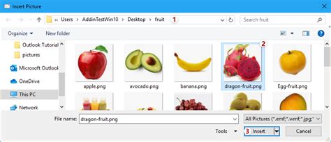 Pictures In Message Body