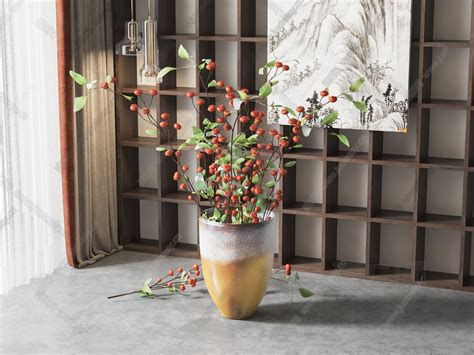 【新中式绿植盆栽3d模型】建e网新中式绿植盆栽3d模型下载 Id102978783 打造3d新中式绿植盆栽模型免费下载平台
