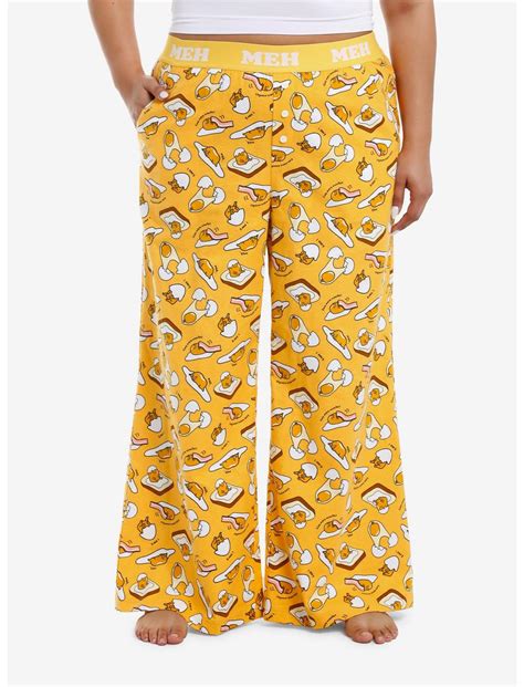 Gudetama Meh Pajama Pants Plus Size Hot Topic