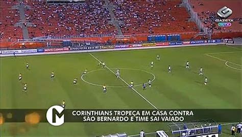 Assista aos melhores momentos de Corinthians e São Bernardo Vídeo
