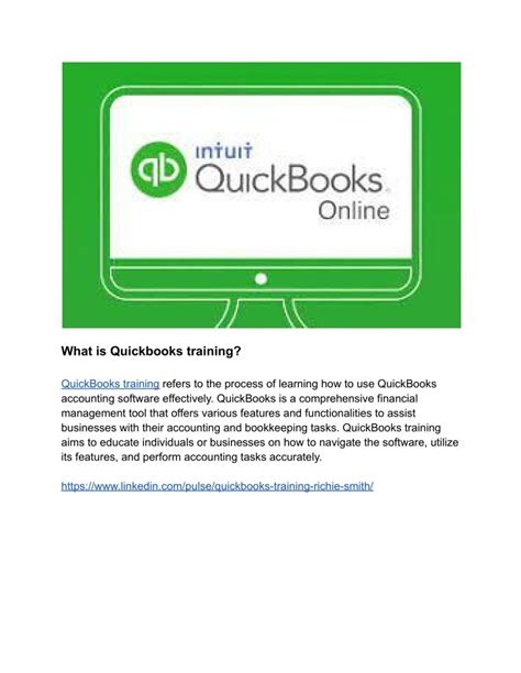 Ppt What Is Quickbooks Training Powerpoint Presentation Free