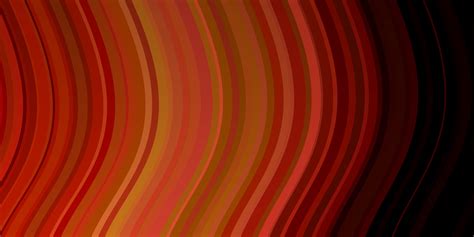 Dark Red Yellow Vector Pattern With Wry Lines Colorful Abstract Illustration With Gradient