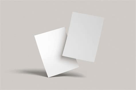 602 A4 leaflet stack mockup 图片库存照片3D 物体和矢量图 Shutterstock