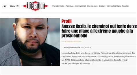 Anasse Kazib El Ferroviario Hijo De Inmigrantes Y Trotskista Que
