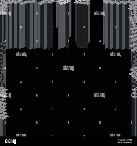 Matrix Of Countless Blocks Big Data Cloud Computing Computer