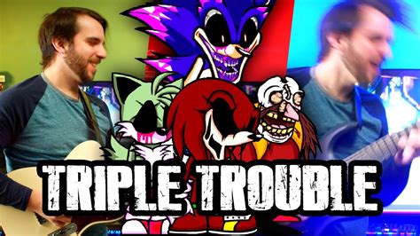 Triple Trouble Friday Night Funkin Vs Sonic EXE METAL VERSION YouTube
