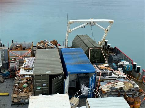 20 тона скрап Доказахме че можем да бъдем морска нация