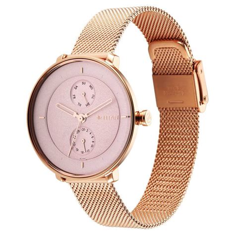 Buy Online Titan Pastel Dreams Pink Dial Analog Metal Strap Watch For