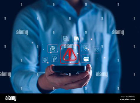 System Warning Hacked Alert Cyber Attack On Computer Network
