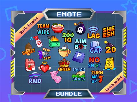 X Emote For Streamer Premium Emote Static Text Emote Etsy