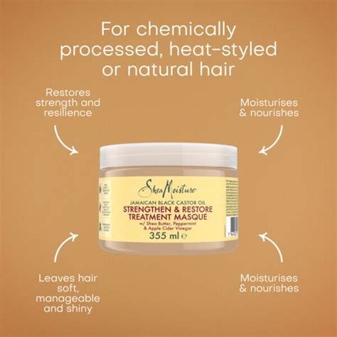 Sheamoisture Strengthen And Restore Hair Treatment Mask 355ml Hair