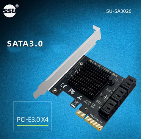 การ์ดเพิ่มช่อง Sata 30 Pci E To Sata3 การ์ดเอ็กซ์แพนชัน 6 พอร์ต ราคา