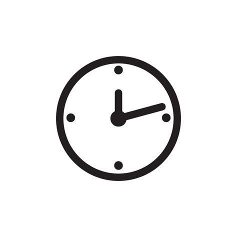 Watch And Clock Time Icon Vector Design Template 40257401 Vector Art At Vecteezy