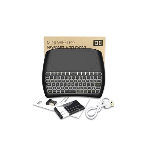 D8 Mini Wireless Keyboard And Touchpad