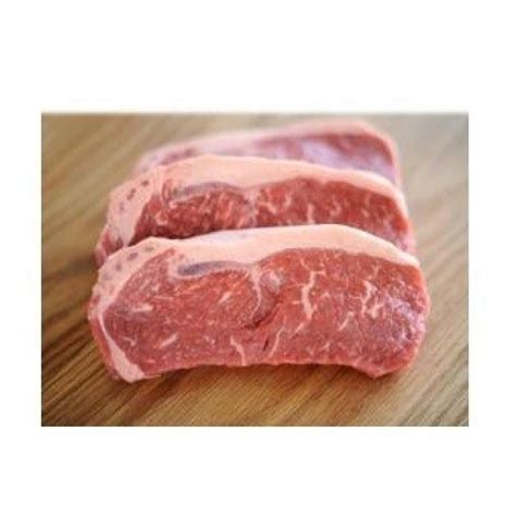 Promo Us Premium Black Angus Sirloin Striploin Beef Steak Mb2 3 200gr