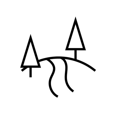 Forrest Line Vector Art Icons And Graphics For Free Download