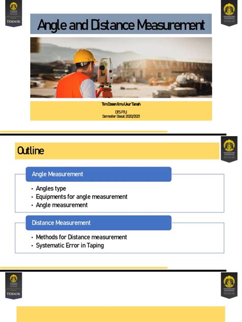 Iut Kuliah 3 Pengukuran Sudut Dan Jarak Pdf Surveying Azimuth