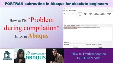 Fix Abaqus Subroutine Error During Compilation Ed