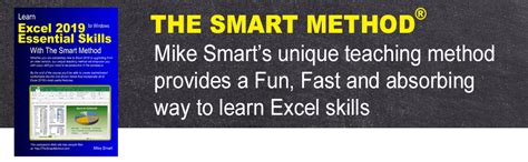 Learn Excel Essential Skills With The Smart Method